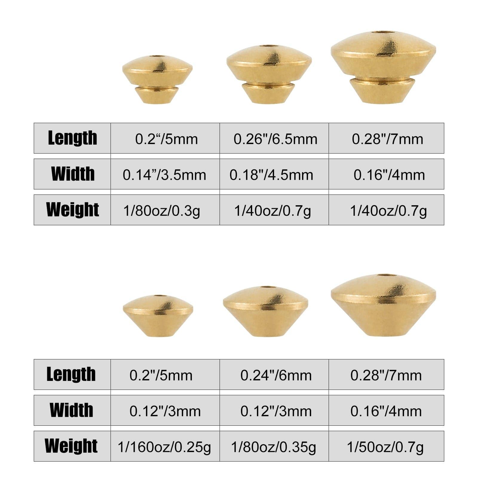 Fishing Spinner Bead Brass Conical Body Spinner Making Supply for Sale ...