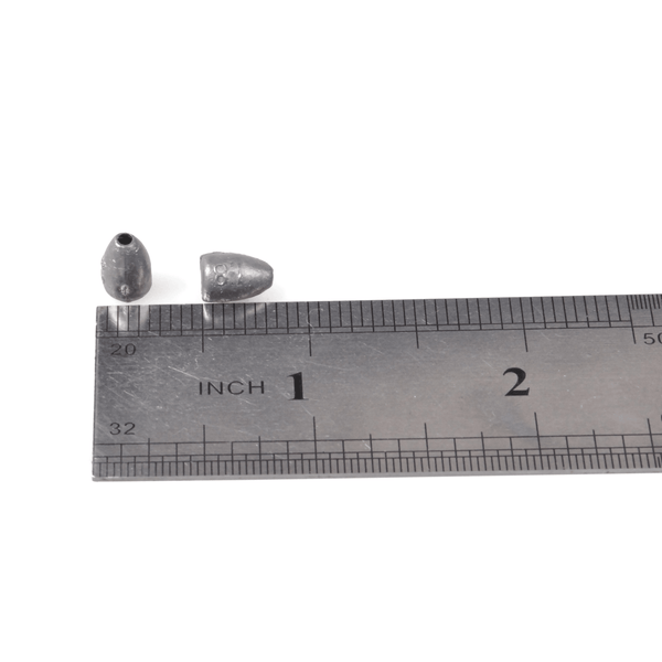 Fishing Lead Weight - Bullet Weight 0.06oz-0.35oz Texas Carolina Rig ...