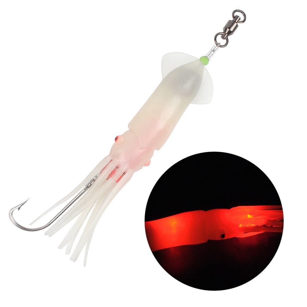 Dr.Fish Saltwater Trolling Squid LED Fishing Lures 6in | Dr.Fish Tackles