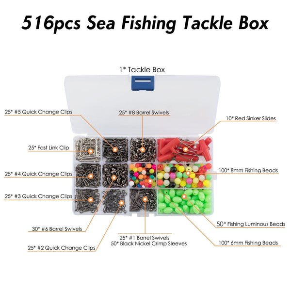 Sea Fishing Accessories - Pulley / Flapper Rig Making Kit - Dr.Fish ...